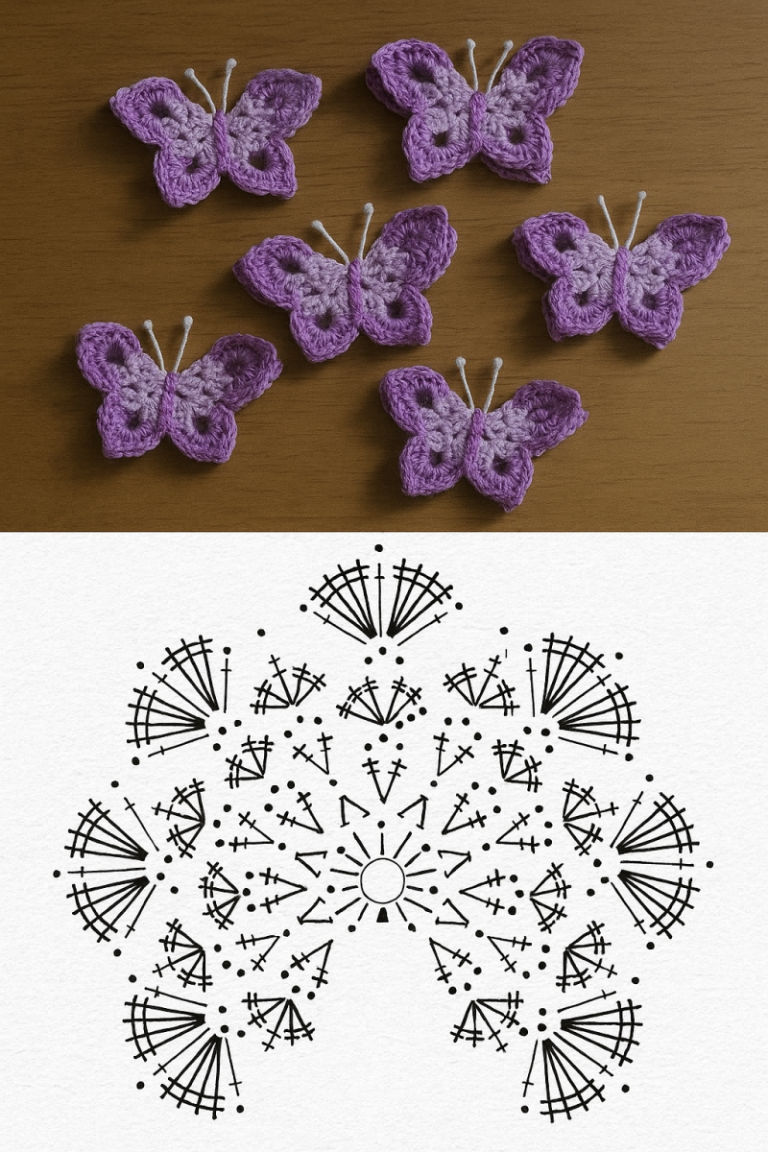 Crochet Butterfly Diagrams And Inspiration — A Complete Guide To ...